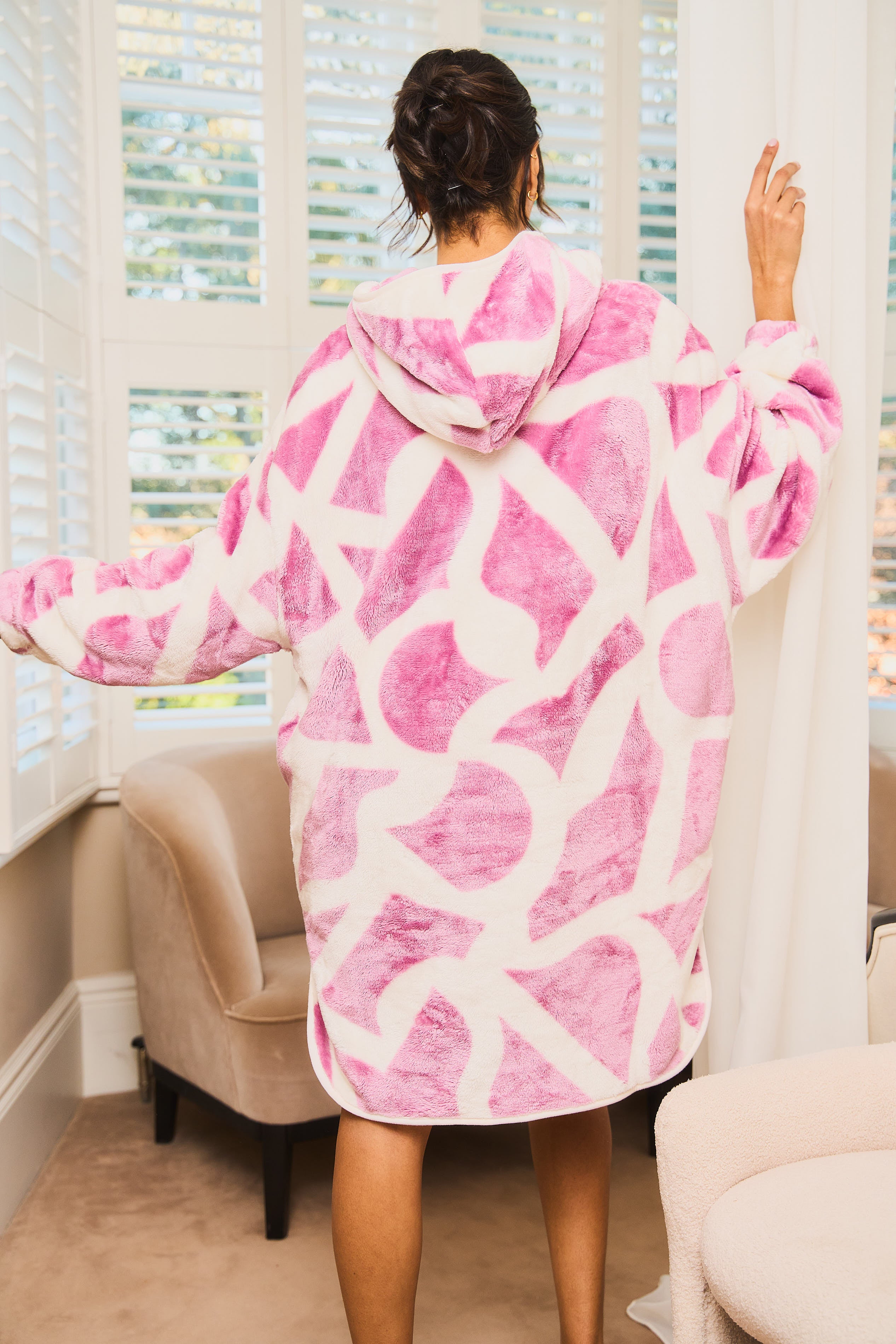 All Over Print Oversized Hoody – Jim Jam The Label